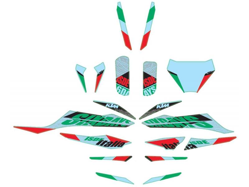 Italy Six Days graphics kit - The KTM Centre | Husky1903